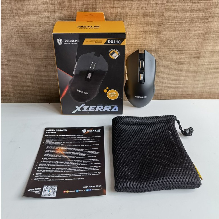 Jual Rexus Xierra Wireless Gaming Mouse Series (RX-110) Indonesia ...