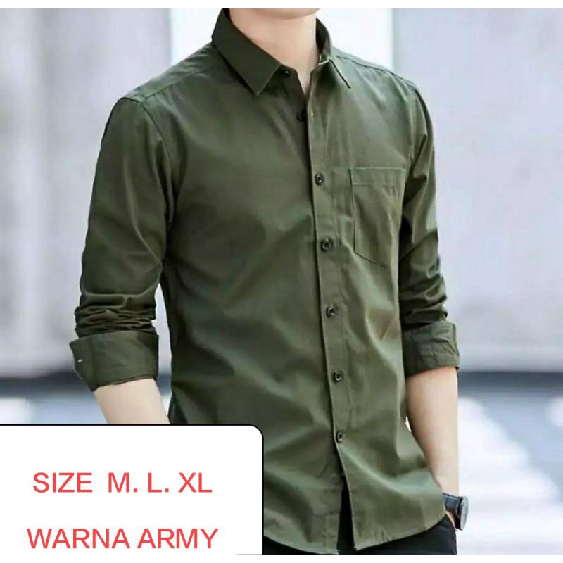Jual Hurley Kemeja Kasual Formal Kantor Casual Pakaian Hem Hitam Abu ...