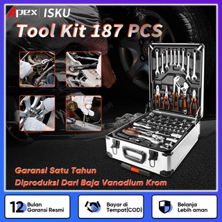 Jual Tool Kit Set 187 PCS Perkakas Bengkel/Tool box set/Perkakas Bengkel/Alat Bengkel Perkakas ...