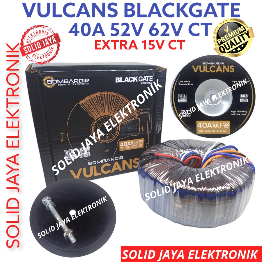 Jual TRAVO TRAFO TOROID 40A 52V 62V CT VULCANS BLACKGATE BOMBARDIR 40 A ...