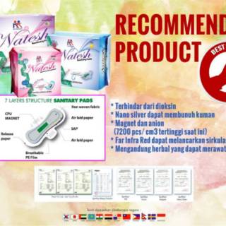 Jual Natesh pantyliner with magnetic / Pembalut kesehatan - softex ...