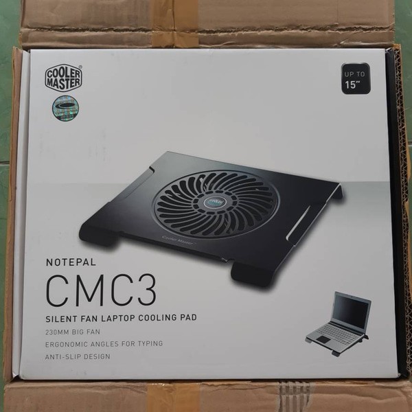 Jual Cooler Master Notepal CMC3 Silent Fan Laptop Cooling Pad | Shopee ...