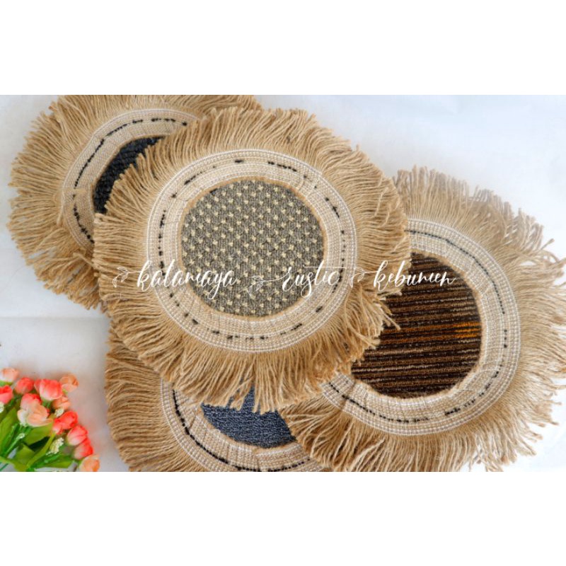 Jual Placemat Goni Hiasan Kamar Dekorasi Dinding Wall Decor Ring Rustic ...