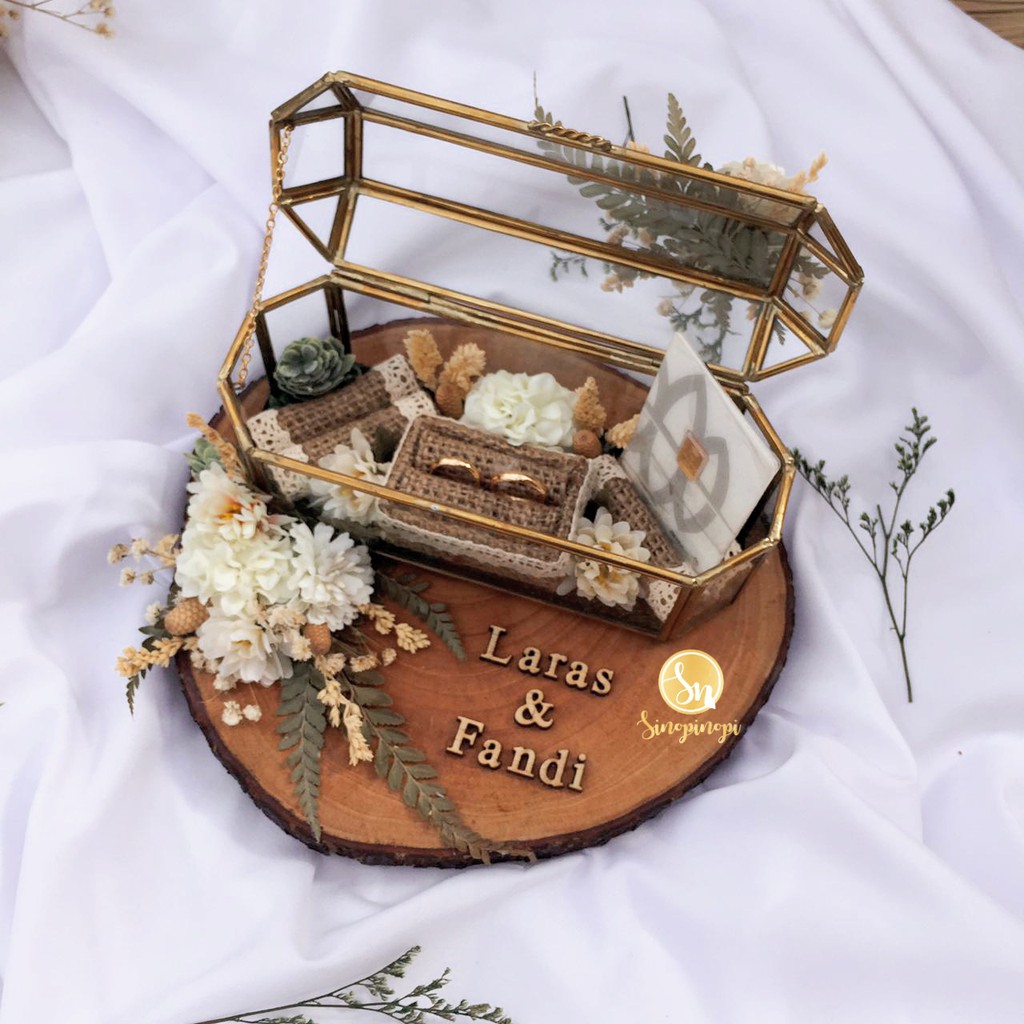 Jual TEMPAT UANG MAHAR TAMELA | MONEY BOX TERARIUM | LAMARAN NIKAH ...