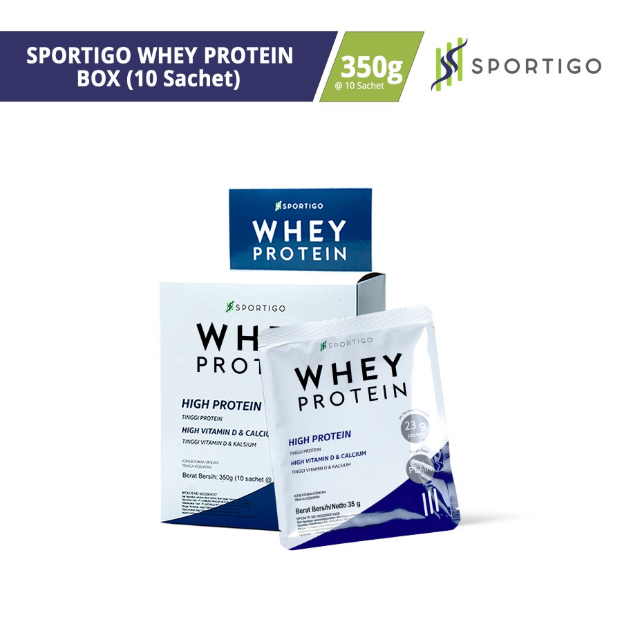 Jual Susu Whey Protein Isolate Concentrate Pure 350gr 10 Sachet ...