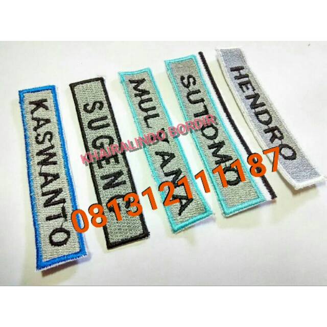 Jual Papan nama bordir full isi | Shopee Indonesia