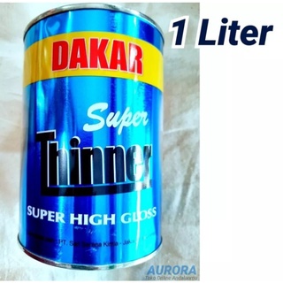 Jual TINER SUPER DAKAR HIGH GLOSS Thinner A Special Sangat cocok digunakan untuk Pengencer Cat ...