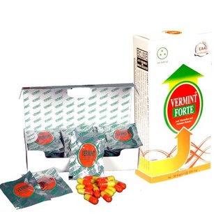 Jual Vermint Forte Isi 30 Kapsul - Ekstrak Cacing untuk sakit tipes dan ...