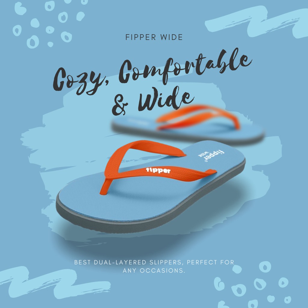 Fipper Wide / Sendal Jepit Pria size 38-46 (semua ukuran) | Shopee ...