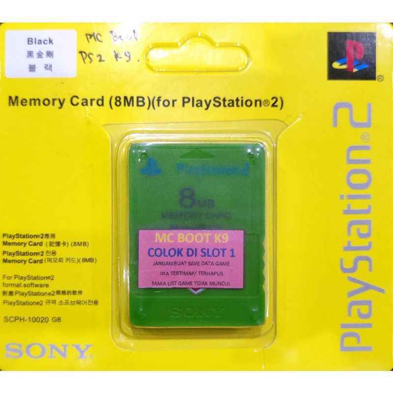 Jual Mc boot PS2 Slim seri 9xxxx Mc booting OPL memory card memo ps Playstation | Shopee Indonesia