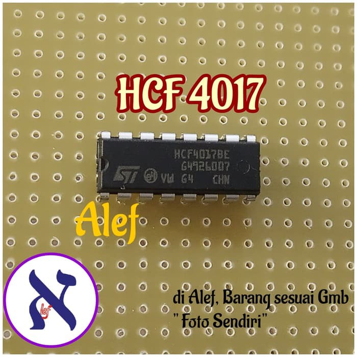 Jual ic HCF4017 HCF 4017 HCF4017BE cd4017 cd 4017 | Shopee Indonesia