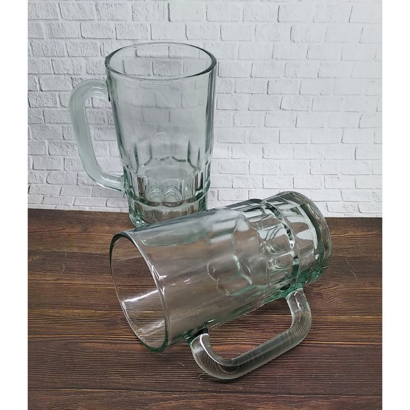 Jual GELAS BIR BELING 6 PCS GELAS KACA GELAS GAGANG BELING | Shopee Indonesia