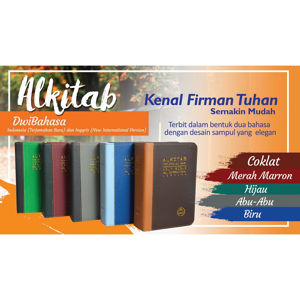 Jual Alkitab Dua Bahasa - Inggris-Indonesia - NIV | Shopee Indonesia