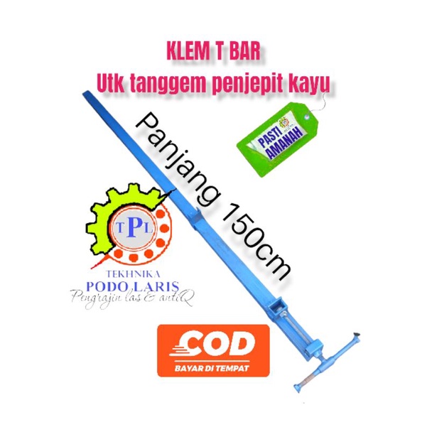 Jual KLEM T BAR PANJANG 150CM | Shopee Indonesia
