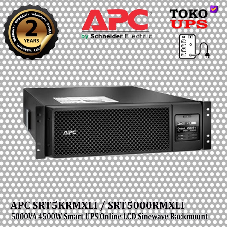 Jual UPS APC SRT5KRMXLI SRT5000RMXLi 5000VA 4500W Rackmount Railkit ...
