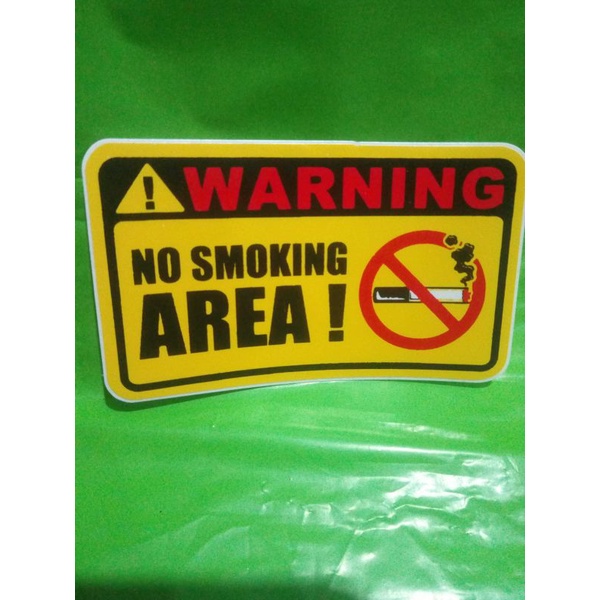 Jual STIKER ROKOK / NO SMOOKING AREA / DILARANG MEROKOK | Shopee Indonesia