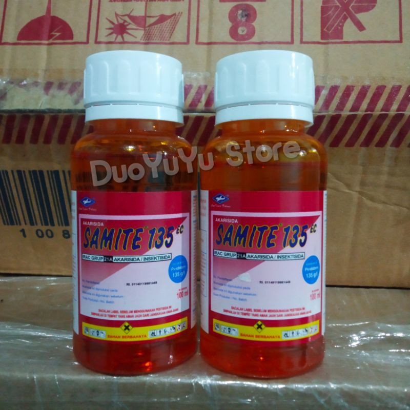 Jual Samite 135EC 100ml Akarisida Insektisida Obat Hama Tungau Kutu ...