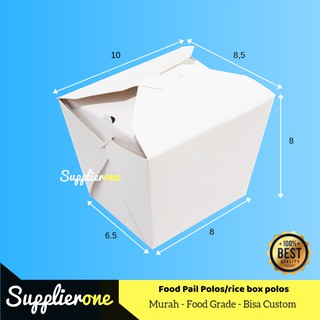 Jual Food Pail M / Foodpail / Food Pail Box / Kemasan Rice Box / Dus ...