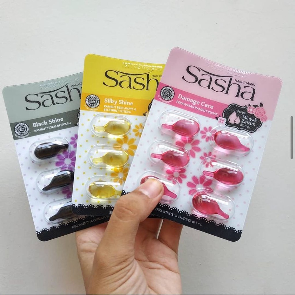 Jual Sasha Hair Vitamin / Vitamin Rambut Sasha | Shopee Indonesia