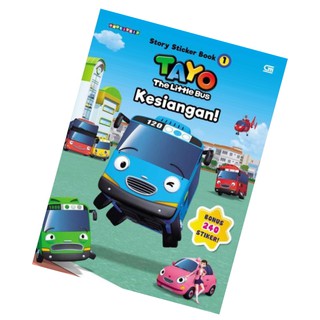 Jual BUKU Tayo the Sticker Bus 1: Tayo The Little Bus: Kesiangan! Buku ...
