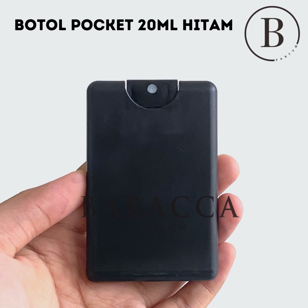 Jual Botol Parfum Spray Pocket 20ML Hitam - Botol Parfum Kosong Pocket ...