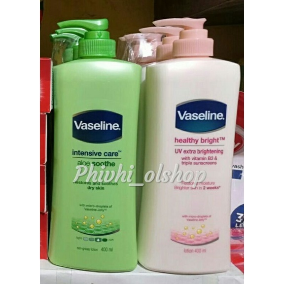 Jual Vaseline Hand&Body Pump 400ml | Shopee Indonesia