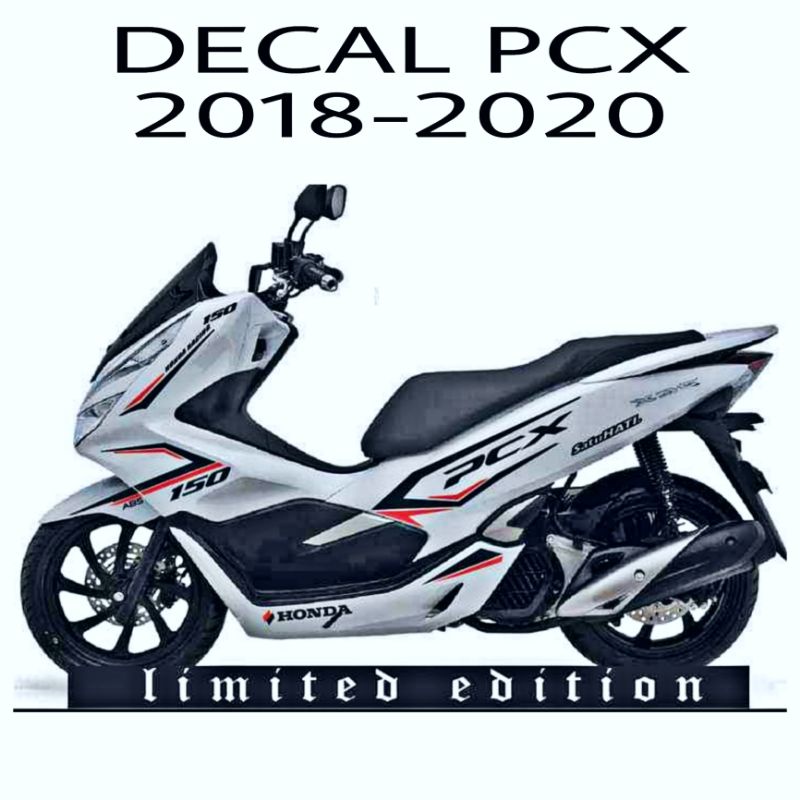 Jual DECAL PCX STICKER FULL BODY MOTOR PCX PUTIH DOF | Shopee Indonesia