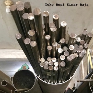 Jual AS Besi Shaft Round bar S45C 1 1/2 inchi inch atau 38mm panjang 48 ...