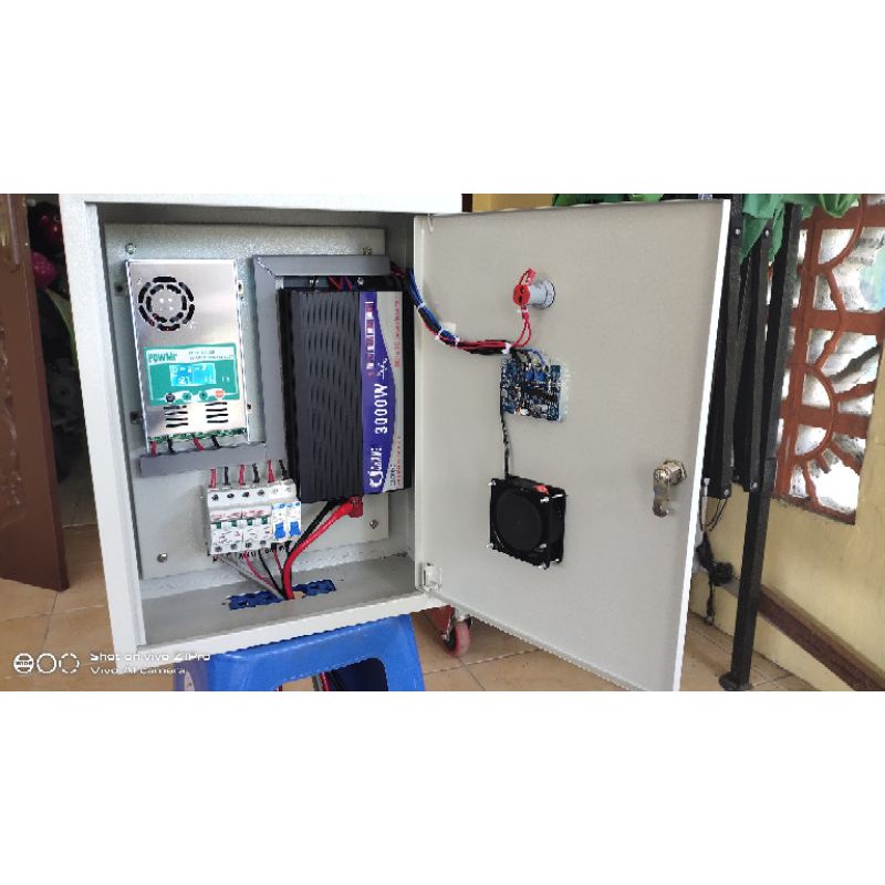 Jual paket Inverter PLTS MPPT 60AMPER INVERTER 3000W PURE SINE WAVE PSW ...