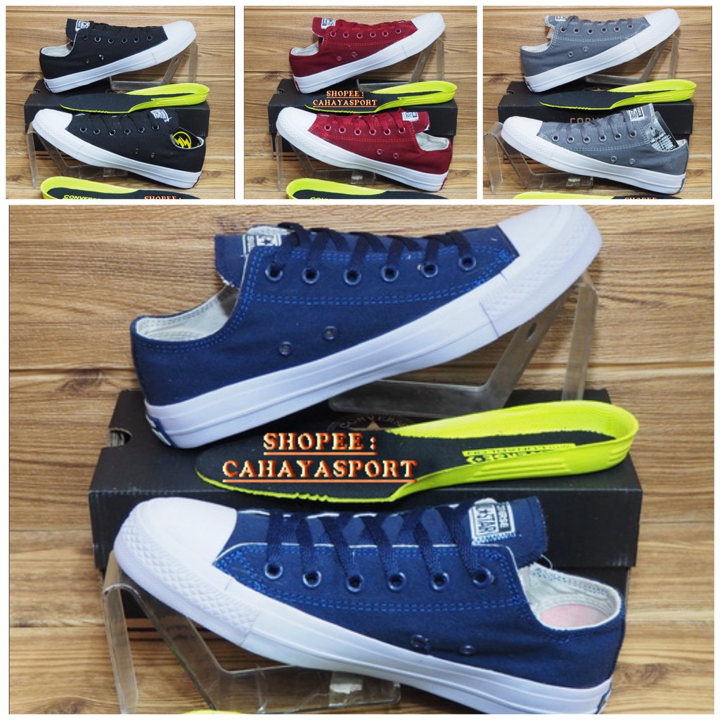 Jual SEPATU CONVERSE ALL STAR CHUCK TAYLOR CT II LOW CLASSIC CASUAL ...