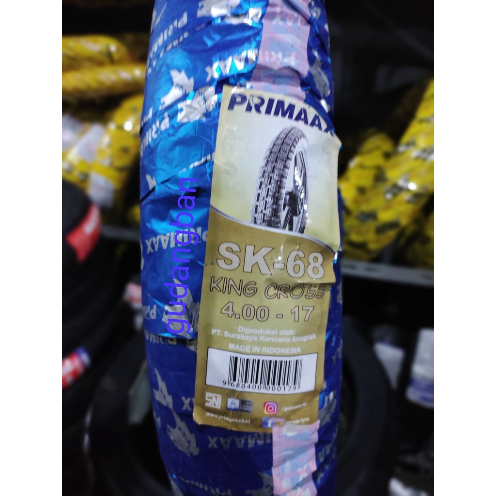 Jual Primaax SK68 400 17 King Cross Ban luar Trail Tubetype Pacul Offroad Tahu | Shopee Indonesia