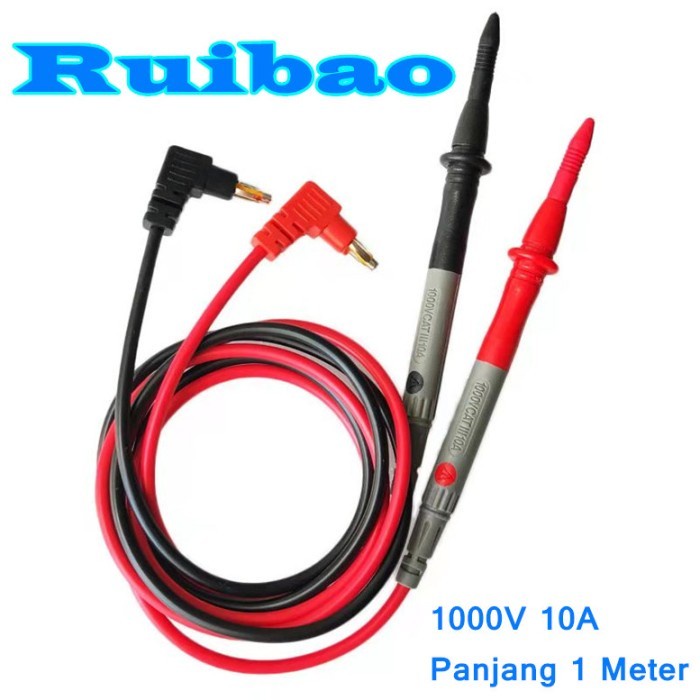 Jual Kabel Multimeter 1000V 10A / Kabel tester / Probe Jarum Multi ...