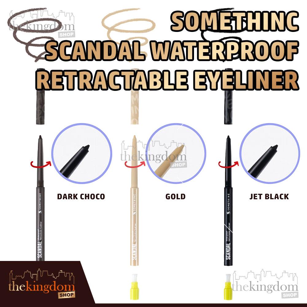 Jual Somethinc Scandal Waterproof Retractable Eyeliner Pensil Eye Liner ...