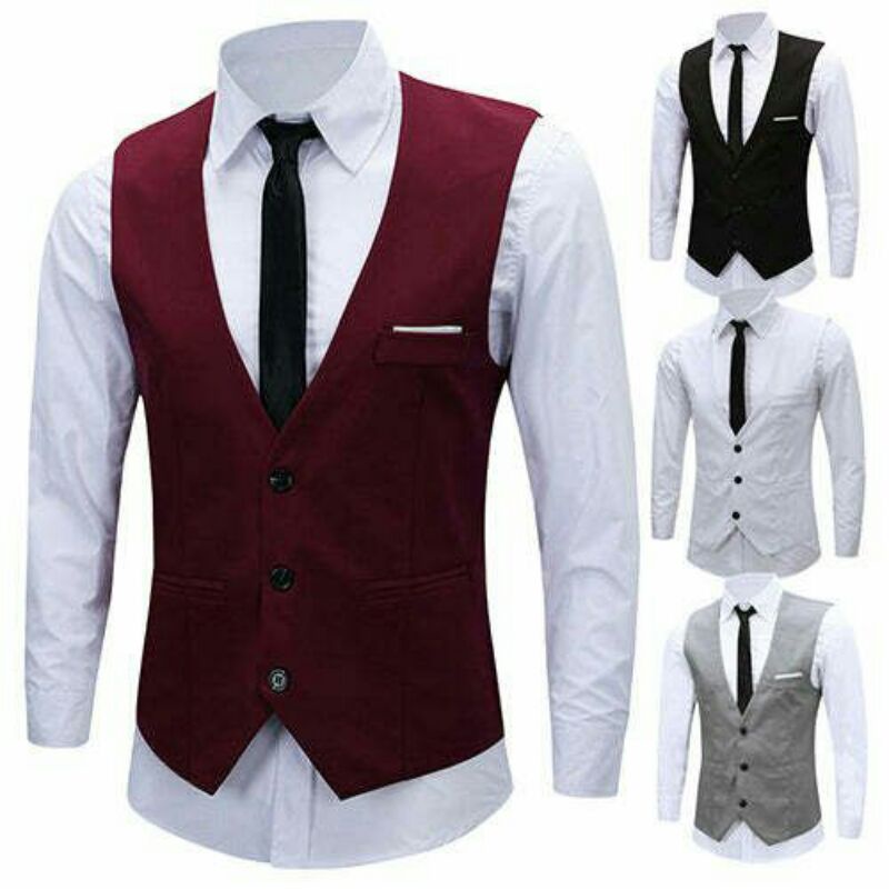 Jual VEST FORMAL/ROMPI JAS FORMAL/ROMPI BLAZER SLIMFIT | Shopee Indonesia