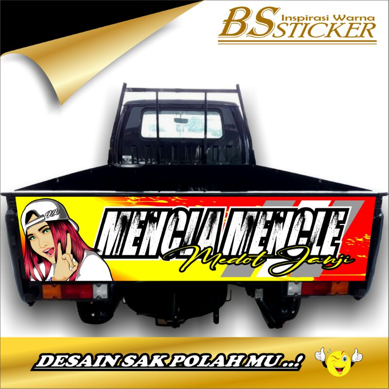 Jual STIKER STICKER DECAL CUSTOM PINTU BELAKANG L300, | Shopee Indonesia