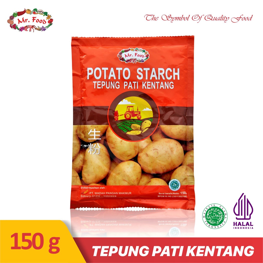Jual Potato Starch / Tepung Pati Kentang Mr. Food 150gr | Shopee Indonesia