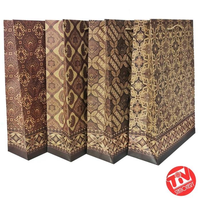 Jual Paperbag | Goodie Bag Kiky Kraft Batik Besar (1 Pack = 10 Pcs ...