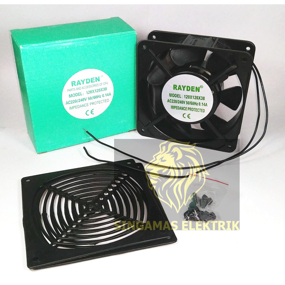Jual Cooling - Cooler Fan Raiden CPU-DVR-Monitor-DLL 120mm x 120mm x ...