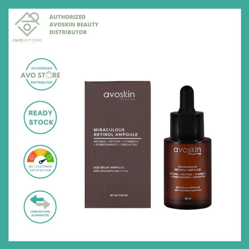 AVOSKIN Miraculous Refining Serum | AvoSkin Ampoule Retinol Serum ...