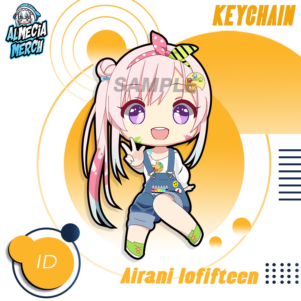 Gantungan Kunci Hololive ID Iofi / Keychain Vtuber Airani Iofifteen ...
