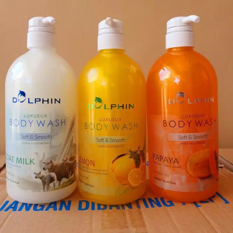 Jual Dolphin body wash sabun mandi cair 1000ml | Shopee Indonesia