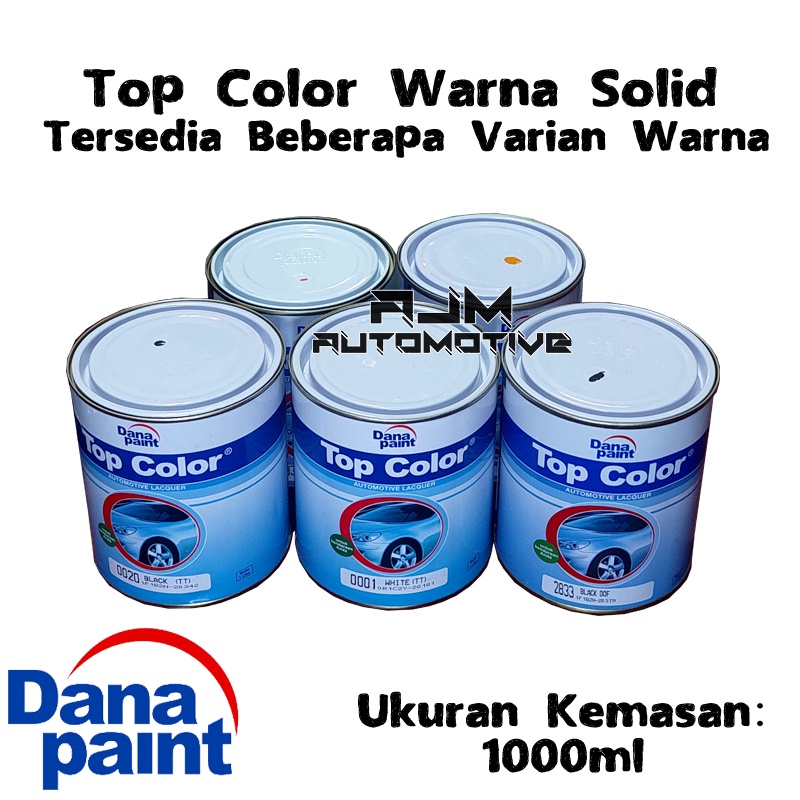 Jual Cat Top Color/ Cat Mobil Kayu Besi Duco 1000ml | Shopee Indonesia