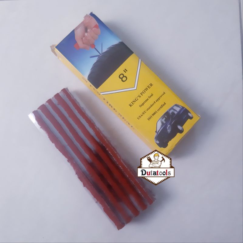 Jual Karet tambal ban tubeless POWER KING 8" (20cm) (isi 5pc)/refill ...