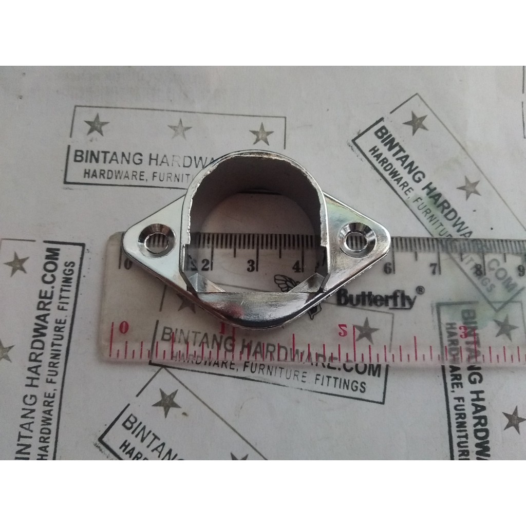 Jual Dop Pipa Bulat 1 inch Setengah Lingkaran Bracket Pipa Bulat 03F ...