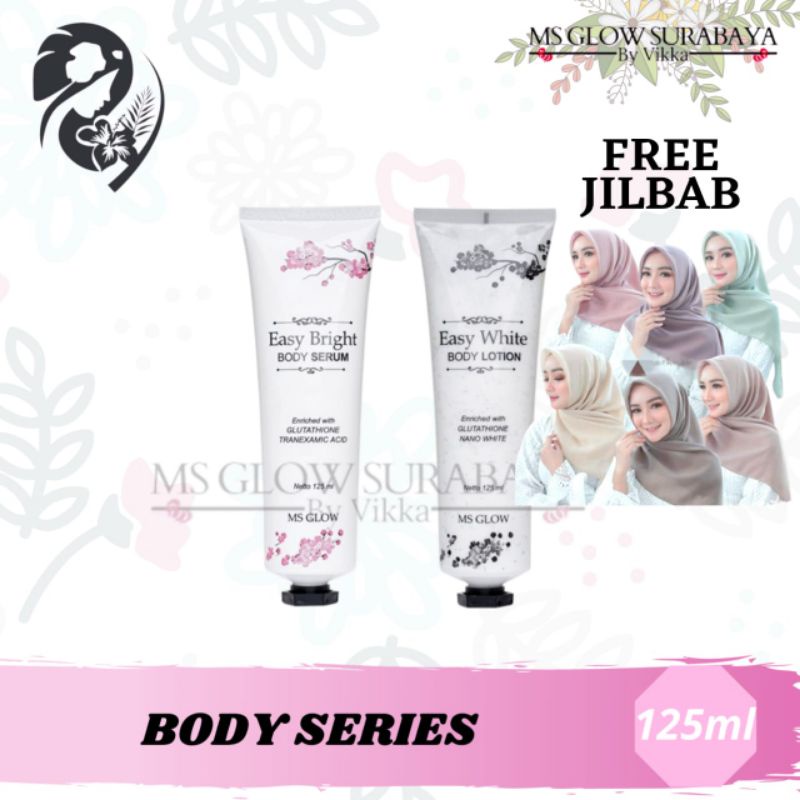 Jual EASY WHITE BODY SERIES MS GLOW/BODY LOTION/HAND&BODY LOTION/BODY ...