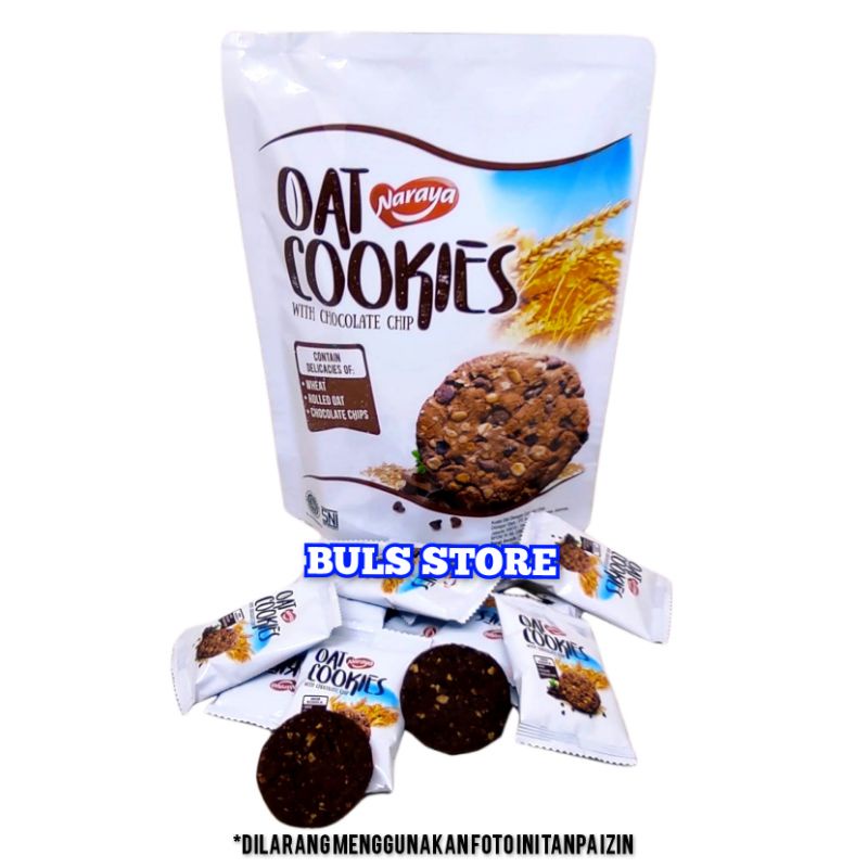 Jual Naraya Oat Cookies Chocolate 150gr | Shopee Indonesia