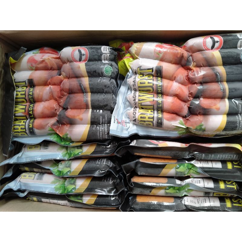 Jual Java sosis bratwust blackpaper | Shopee Indonesia