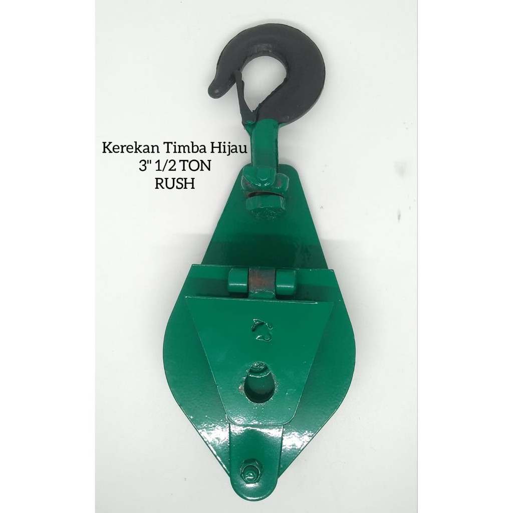 Jual RUSH Kerekan Timba 3 Inch 1/2 Ton/ 500 Kg - Kerekan Sumur 500 Kg ...