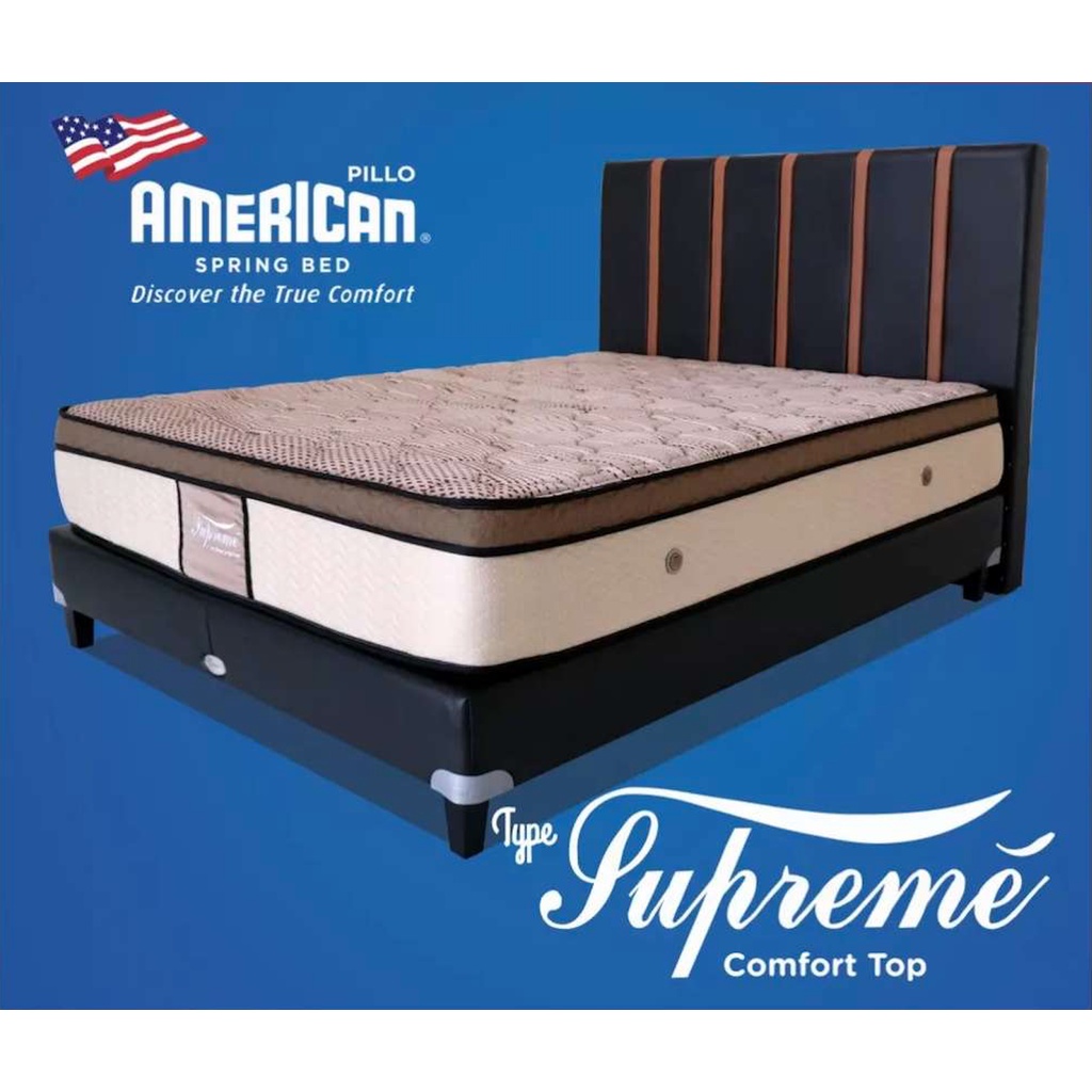 Jual AMERICAN SPRING BED SUPREME COMFORTOP Indonesia|Shopee Indonesia
