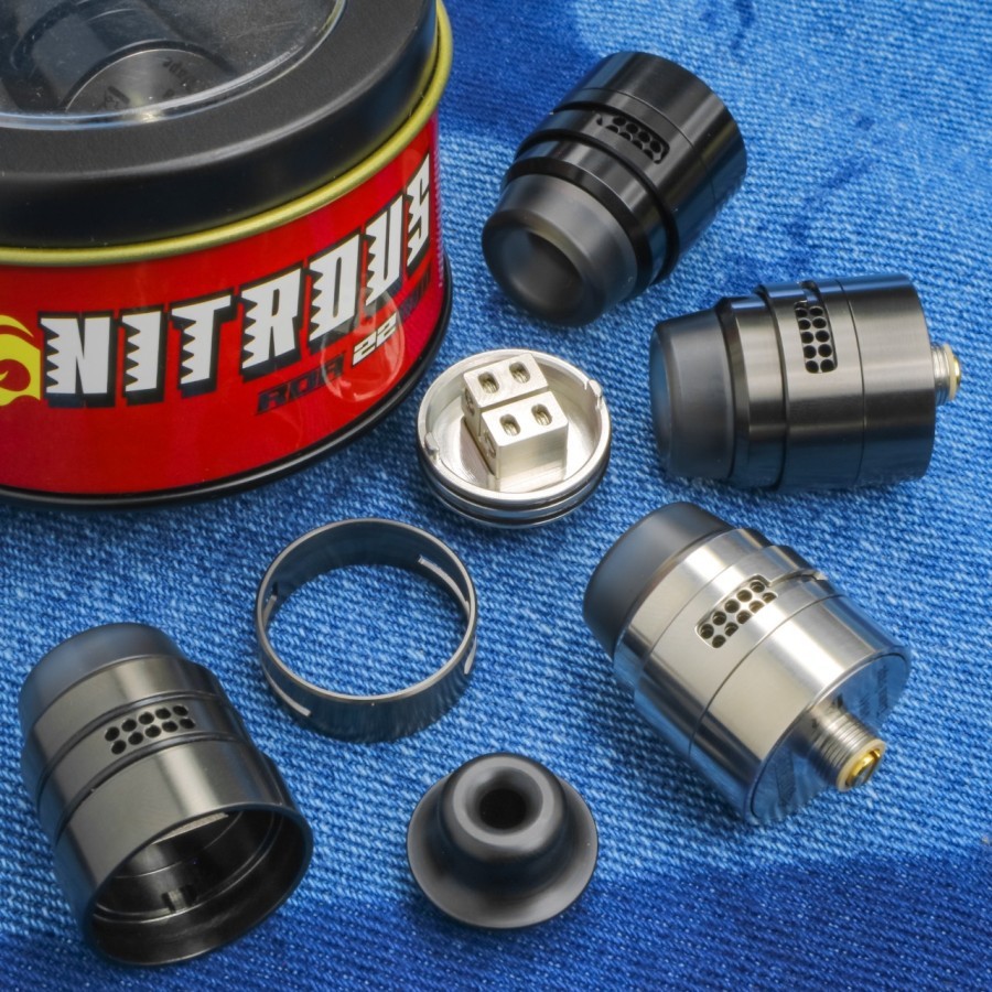 Jual Nitrous RDA 22mm Single Authentic By Damn Vape X Sarang Vape ...